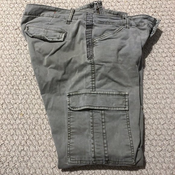 Joe Fresh | Pants & Jumpsuits | Joe Fresh Army Green Side Zipper Cargo ...